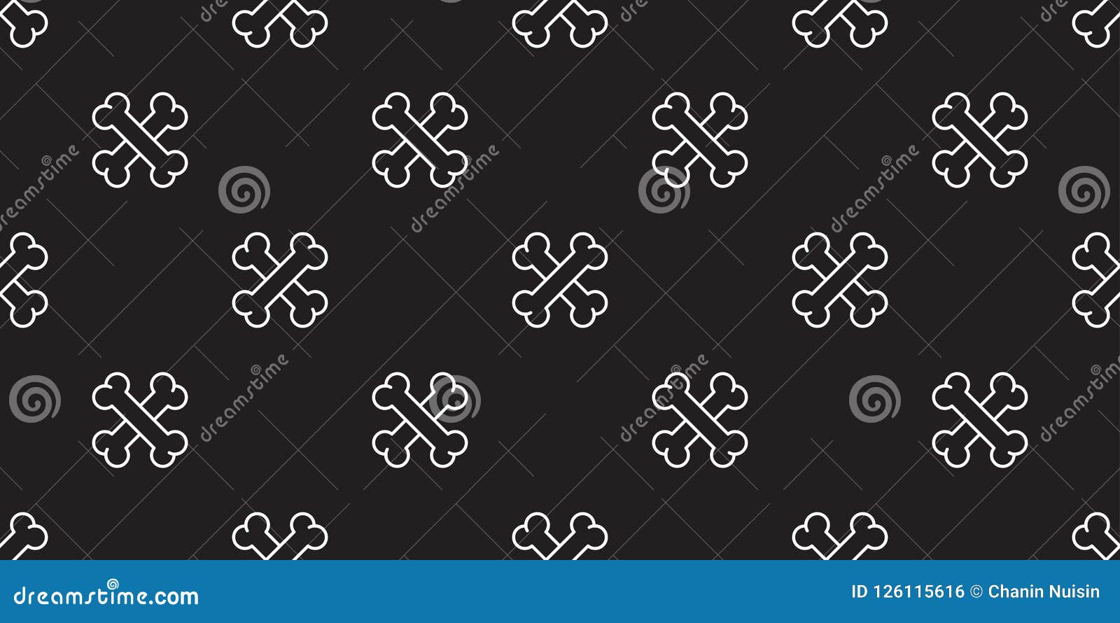 Pirate Wallpaper, Crossbones On A Black Background Cartoon Vector ...