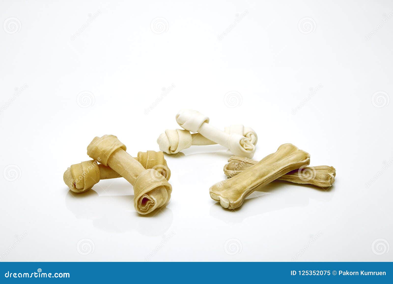 Dog bone white background stock image. Image of dinner - 125352075