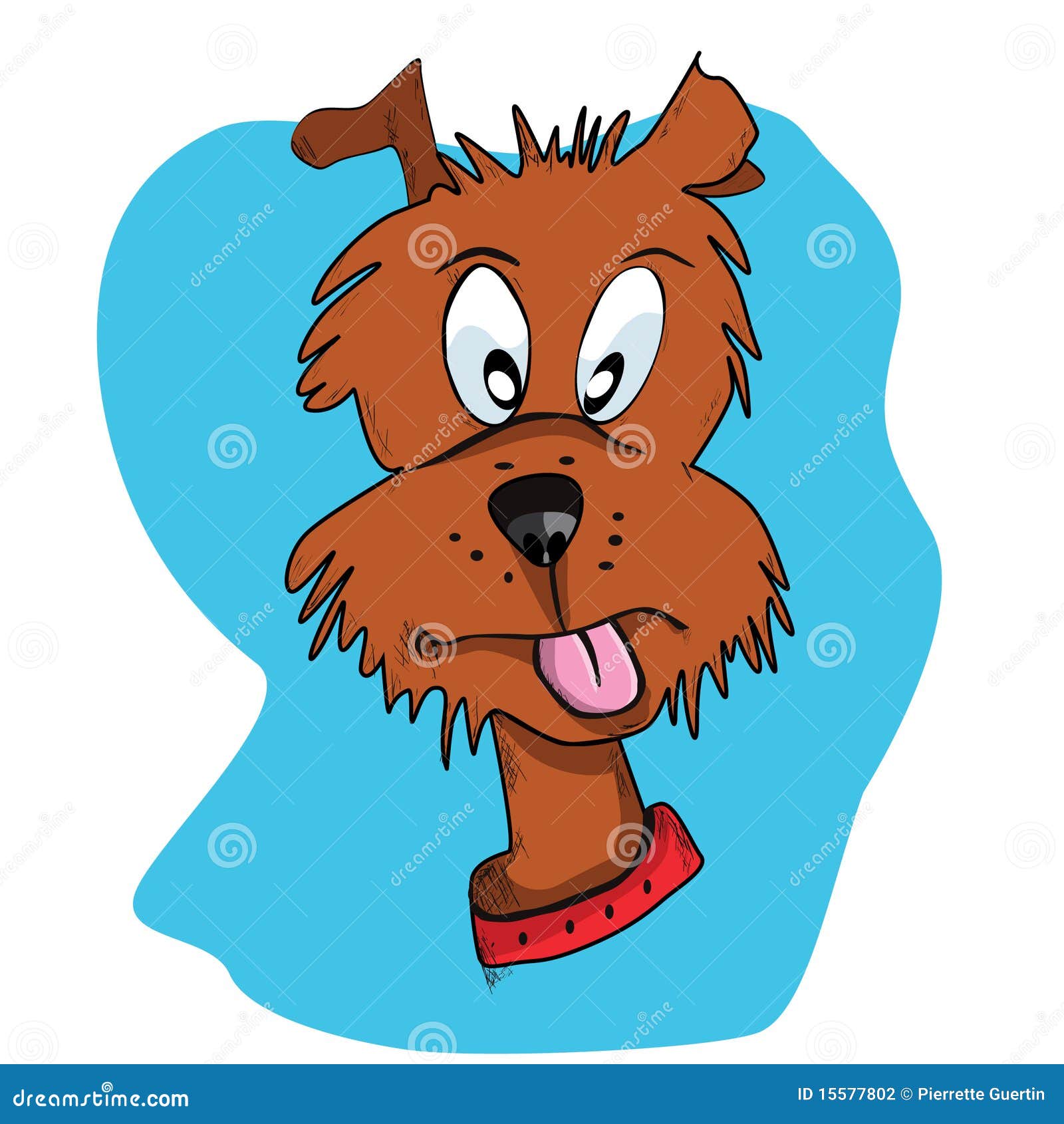 Dog cartoon stock vector. Illustration of artwork, expressive - 15577802