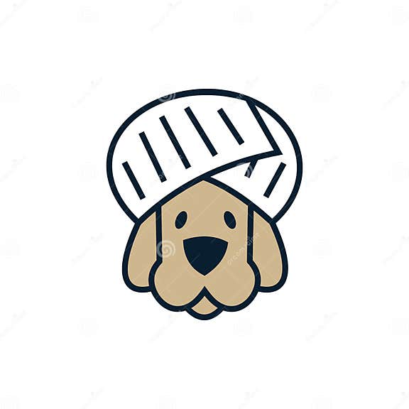 Dog Character Logo Template Stock Vector - Illustration of studio ...