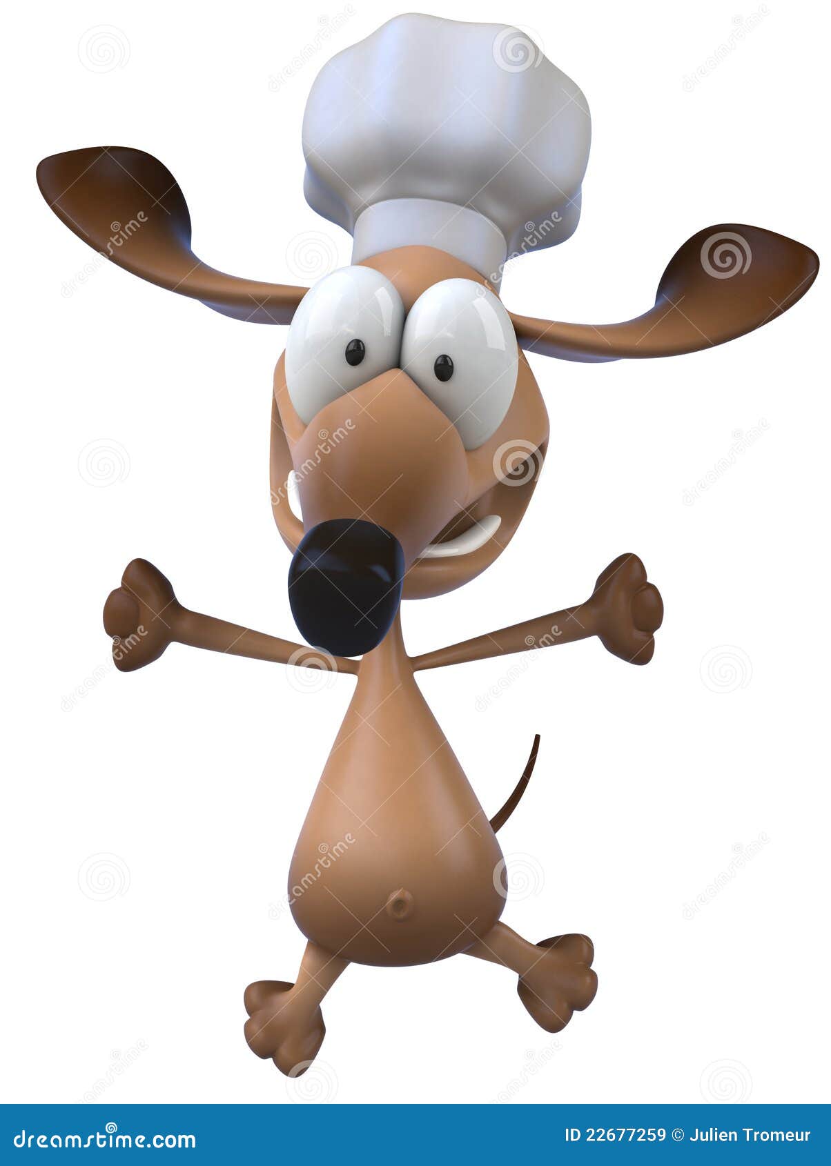 Dog chef stock illustration. Illustration of cook, animal - 22677259