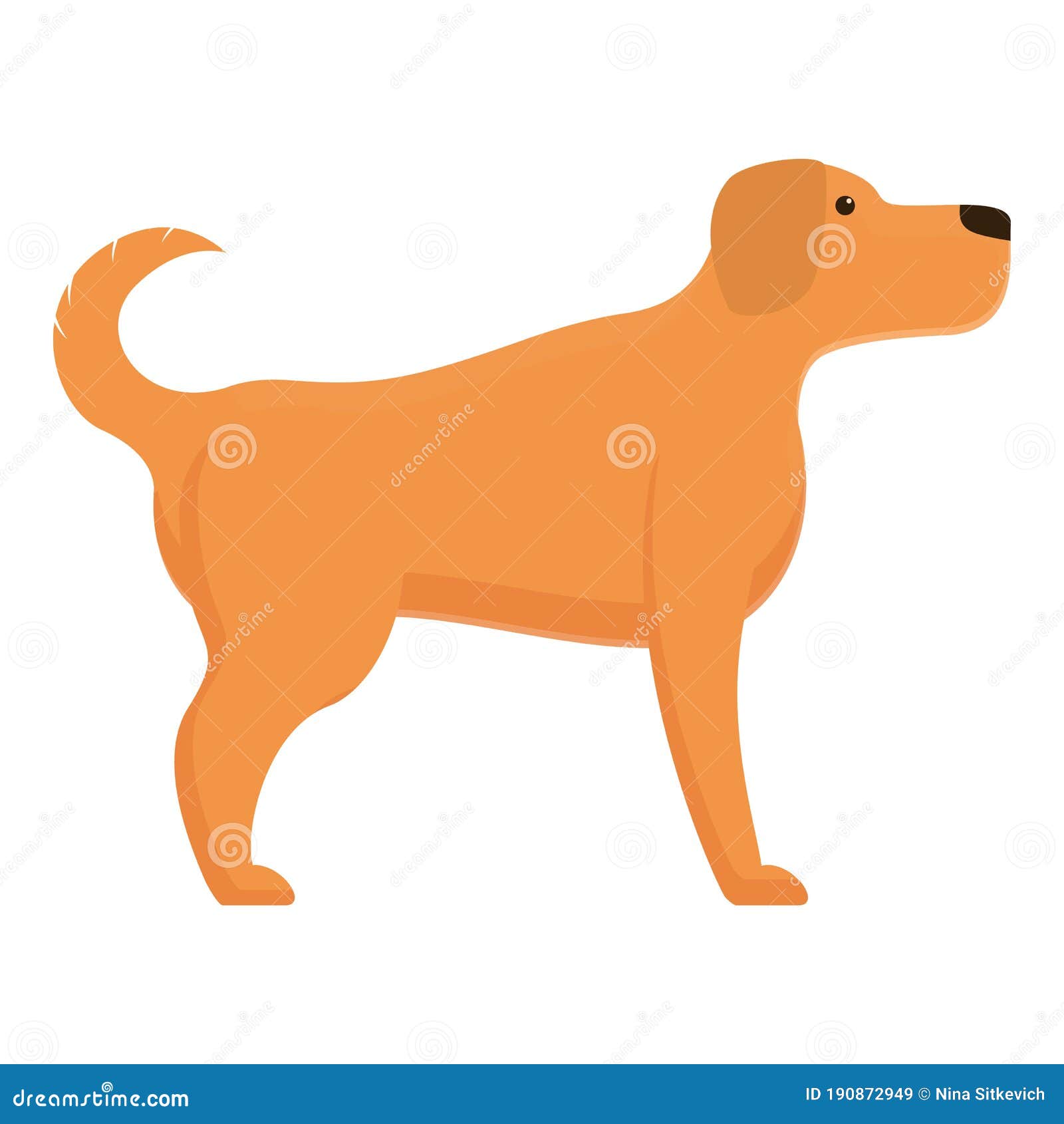 Dog Command Icon, Cartoon Style | CartoonDealer.com #190872949