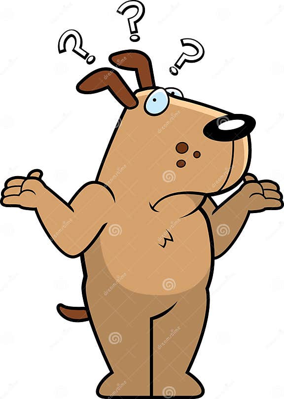 Dog Confused stock vector. Illustration of question, puzzled - 10089769