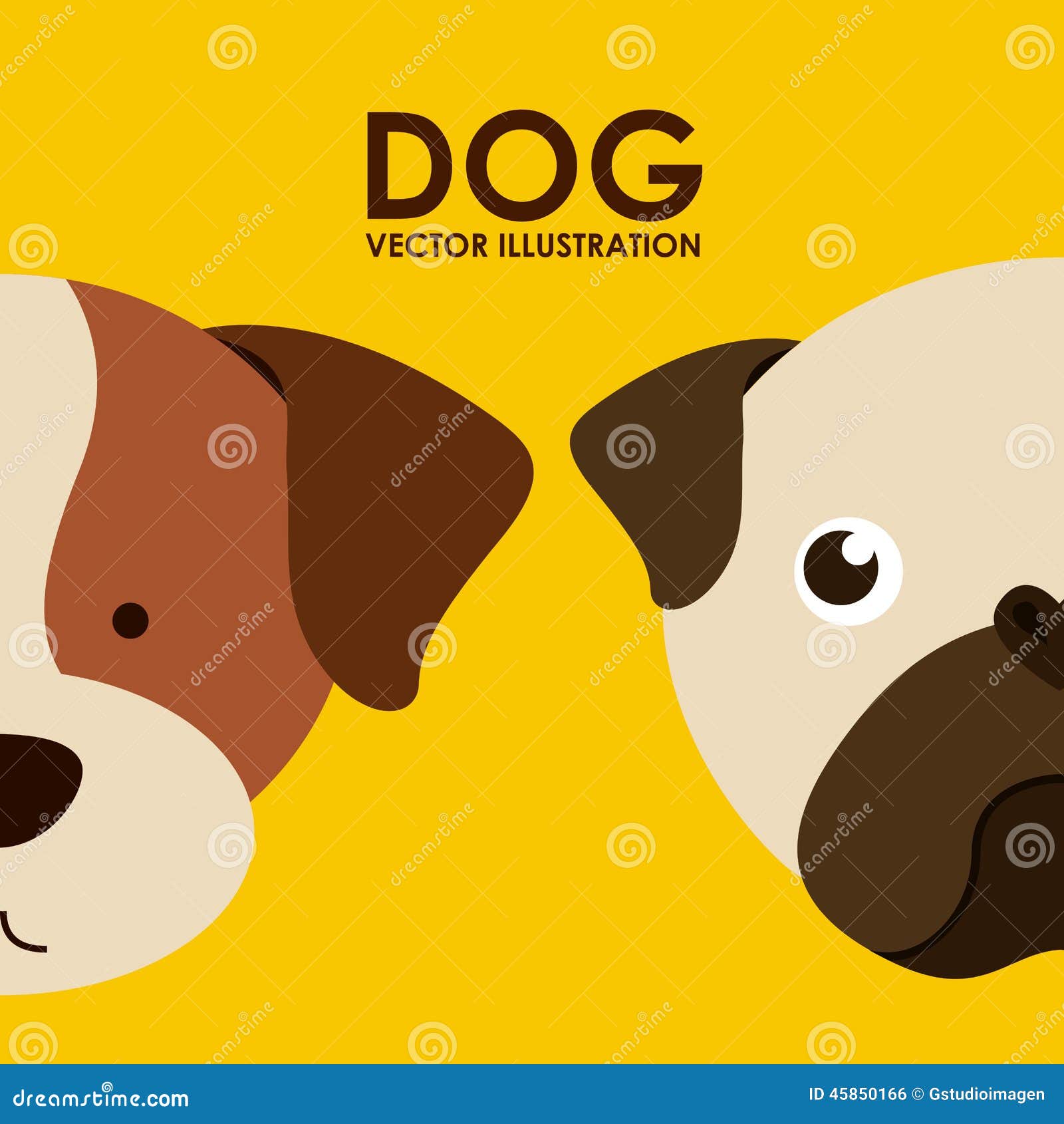 Dog design stock vector. Illustration of white, mascot - 45850166