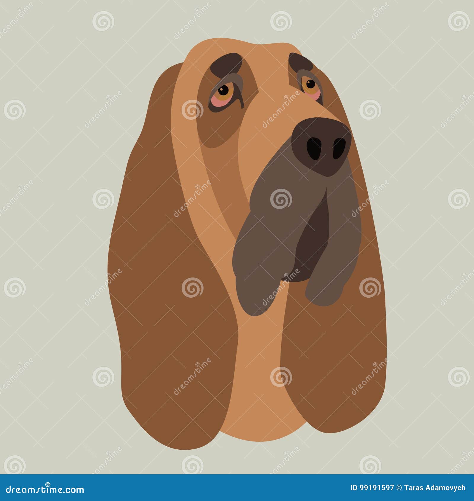 Dog Face Vector Illustration Style Flat Stock Vector - Illustration of ... Dog Face Vector Illustration Style Flat Stock Vector - Illustration of ...