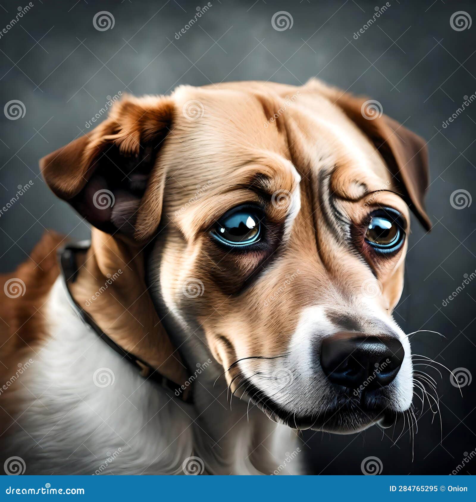 A Dog Feeling Sad - Ai Generated Image Stock Illustration ...