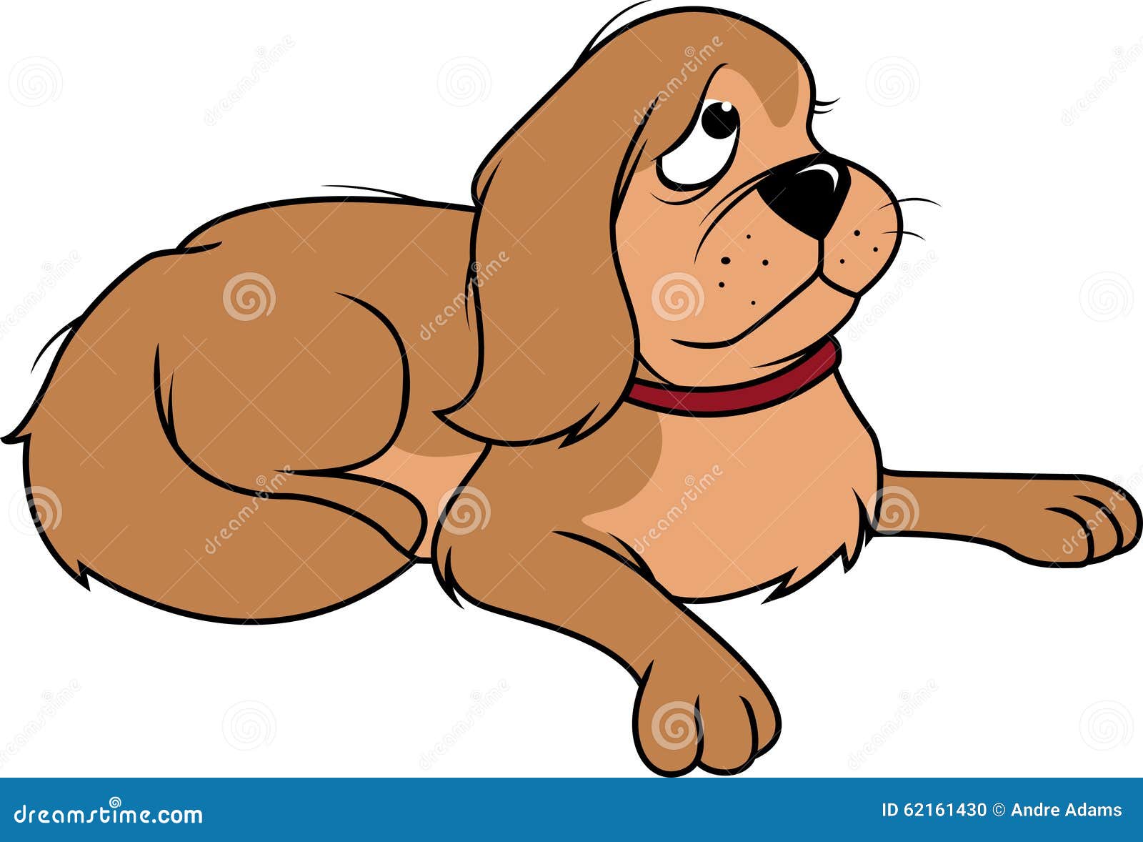 Dog fluffy sad stock vector. Illustration of puppy, fluffy - 62161430