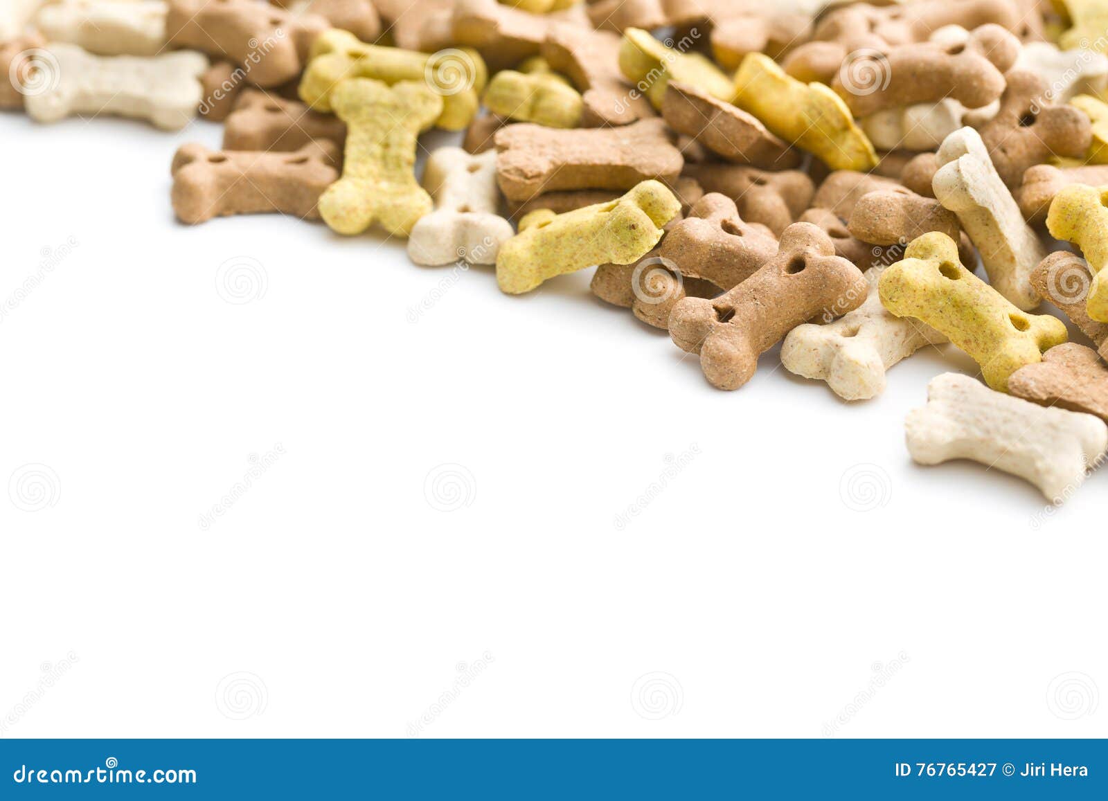 Dog Food Shaped Like Bones. Stock Image - Image of canine, crunchy ...