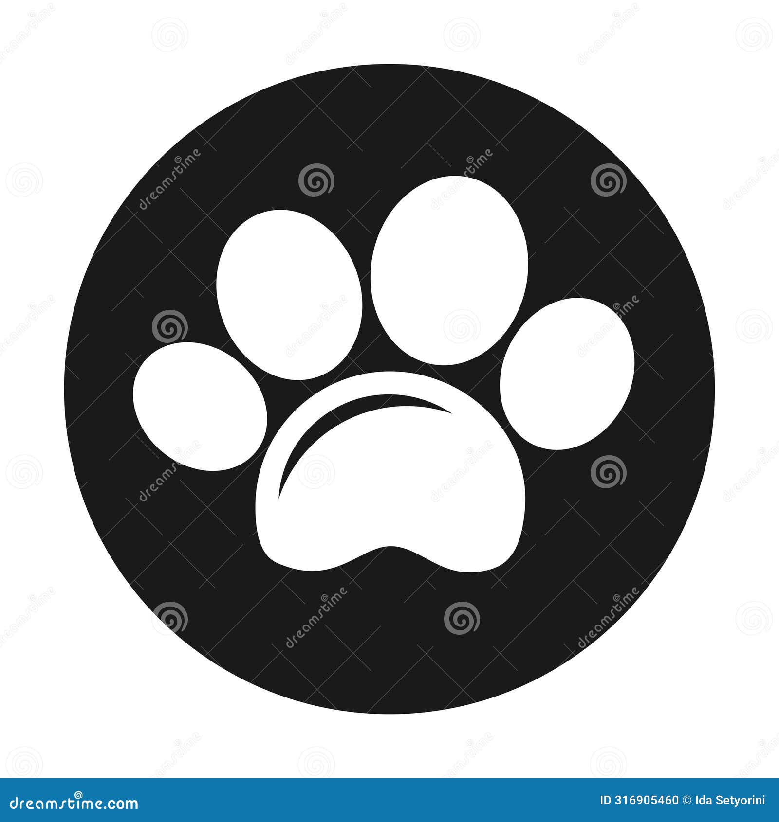Ape Footprint Logo Icon Ideas Cartoon Vector | CartoonDealer.com #296124289