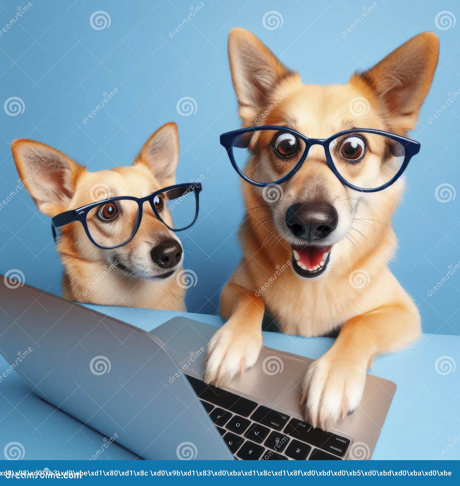 A Dog with Glasses and a Surprised Look on Her Face is Looking at a ...