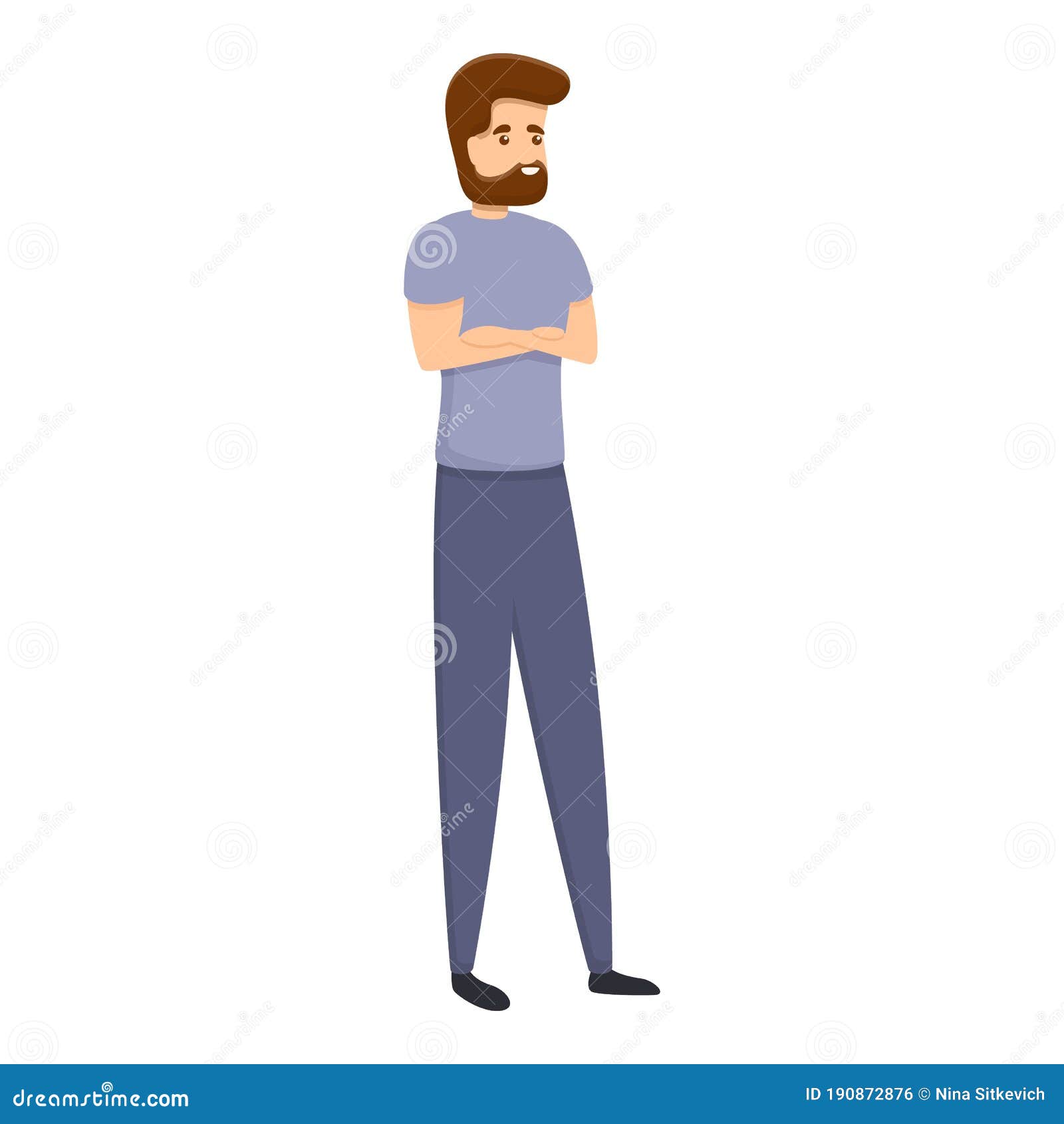 Dog Handler Icon, Cartoon Style Stock Vector - Illustration of command ...