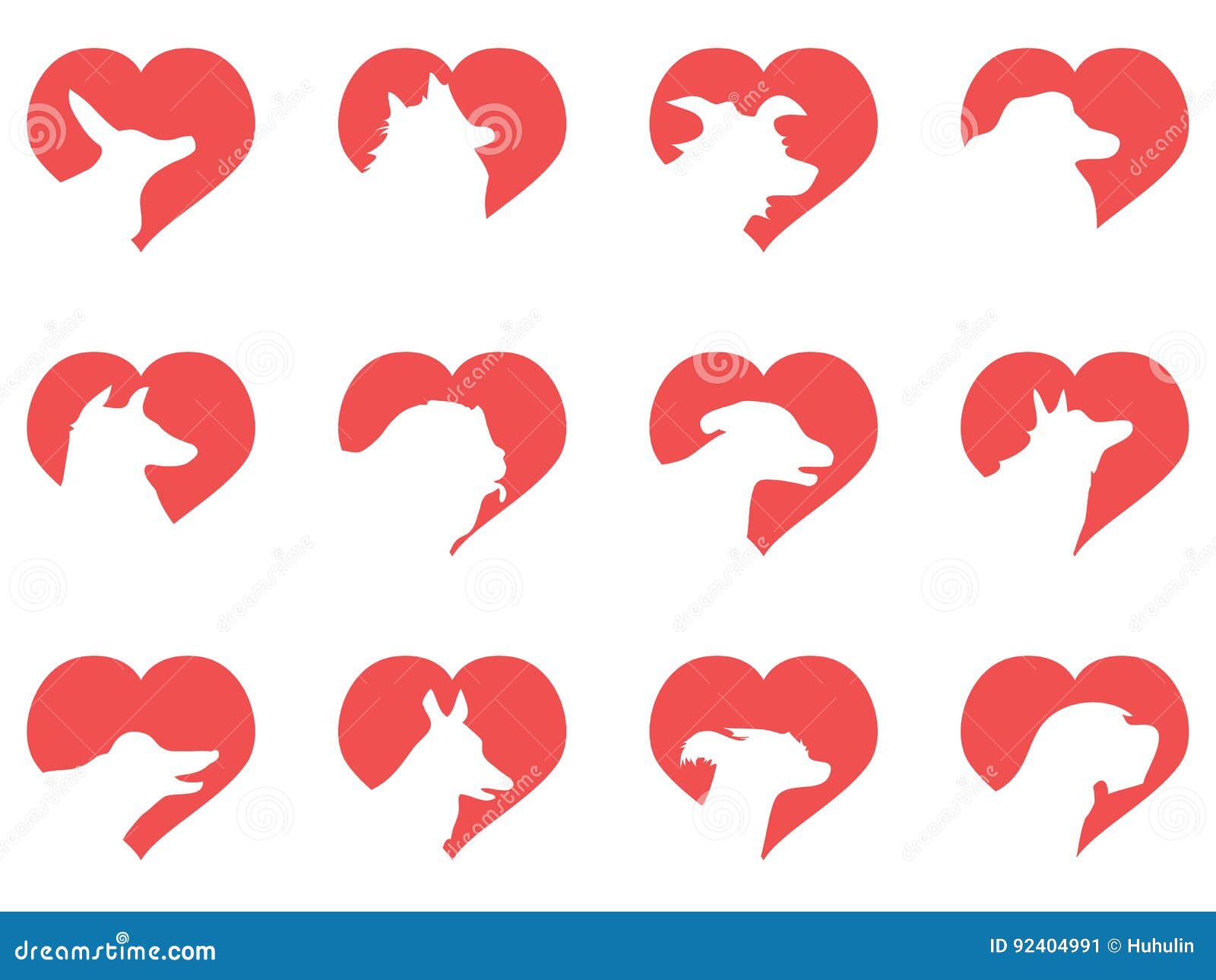 Head And Heart In Balance - Pictured As Words Head, Heart And Yin Yang ...