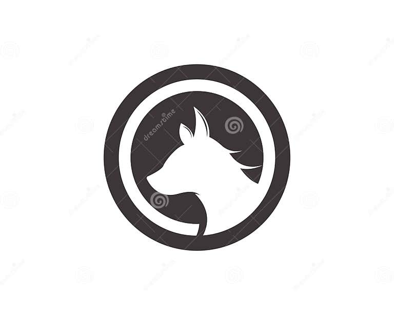 Dog head logos stock vector. Illustration of canine - 120926287