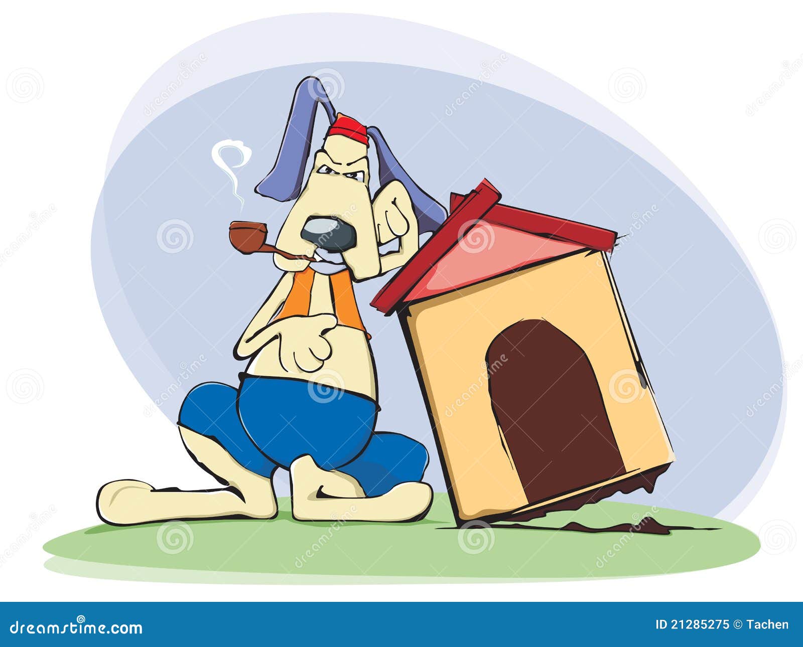 Dog, home guard stock vector. Illustration of animal - 21285275