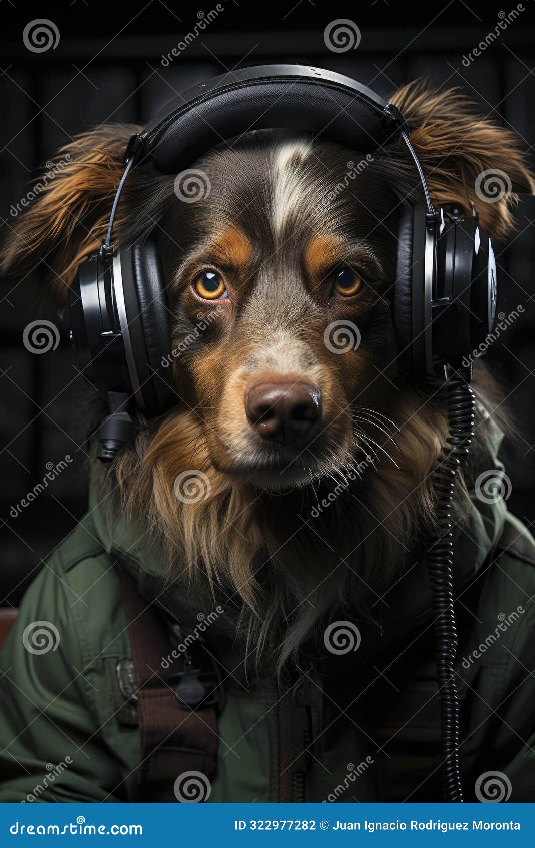 Dog in Human Form Being Filmed with a Camera. Generative Ai Stock ...