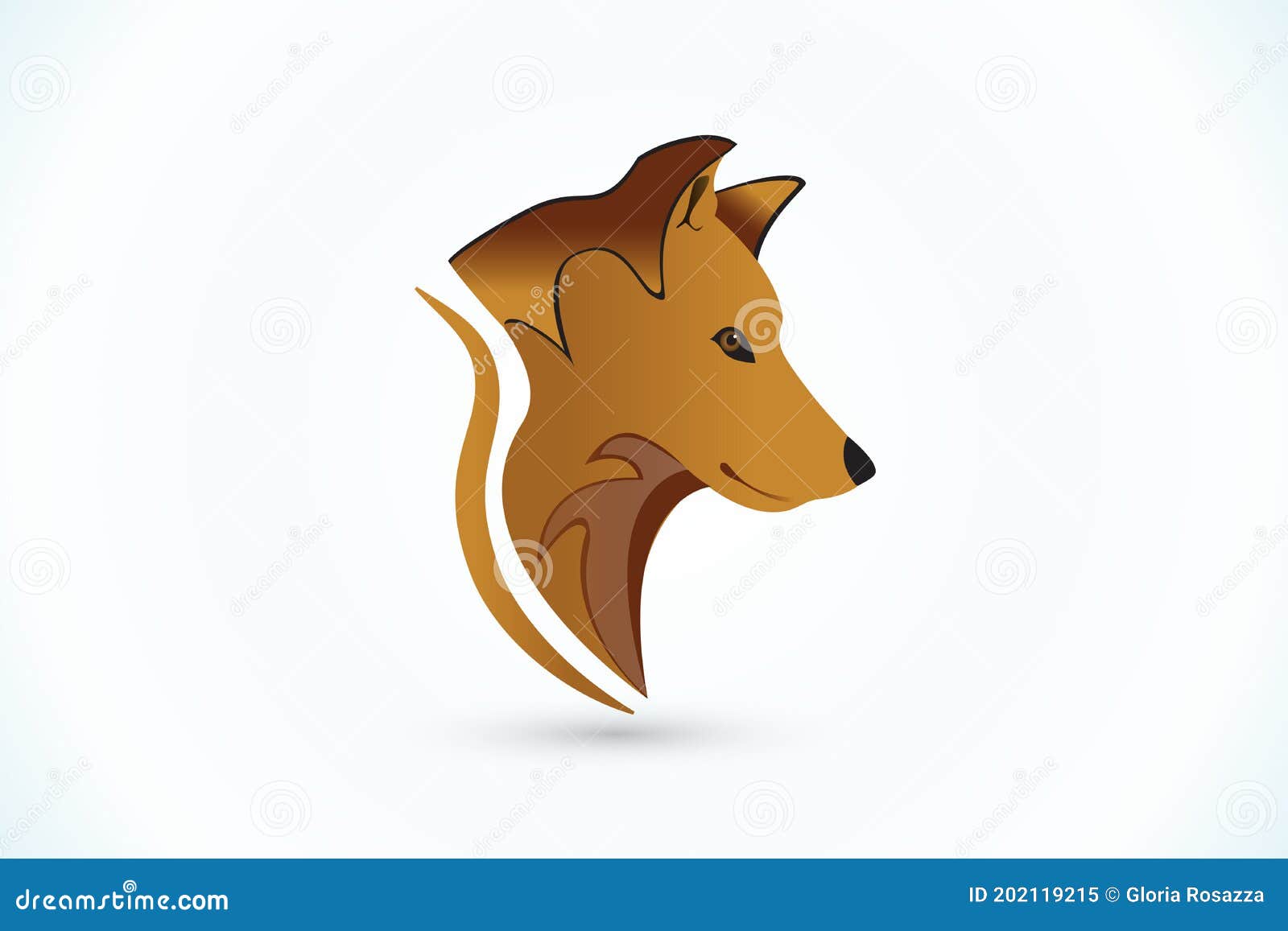 Dog Icon Clip Art Logo Vector Image Stock Vector - Illustration of cute ...