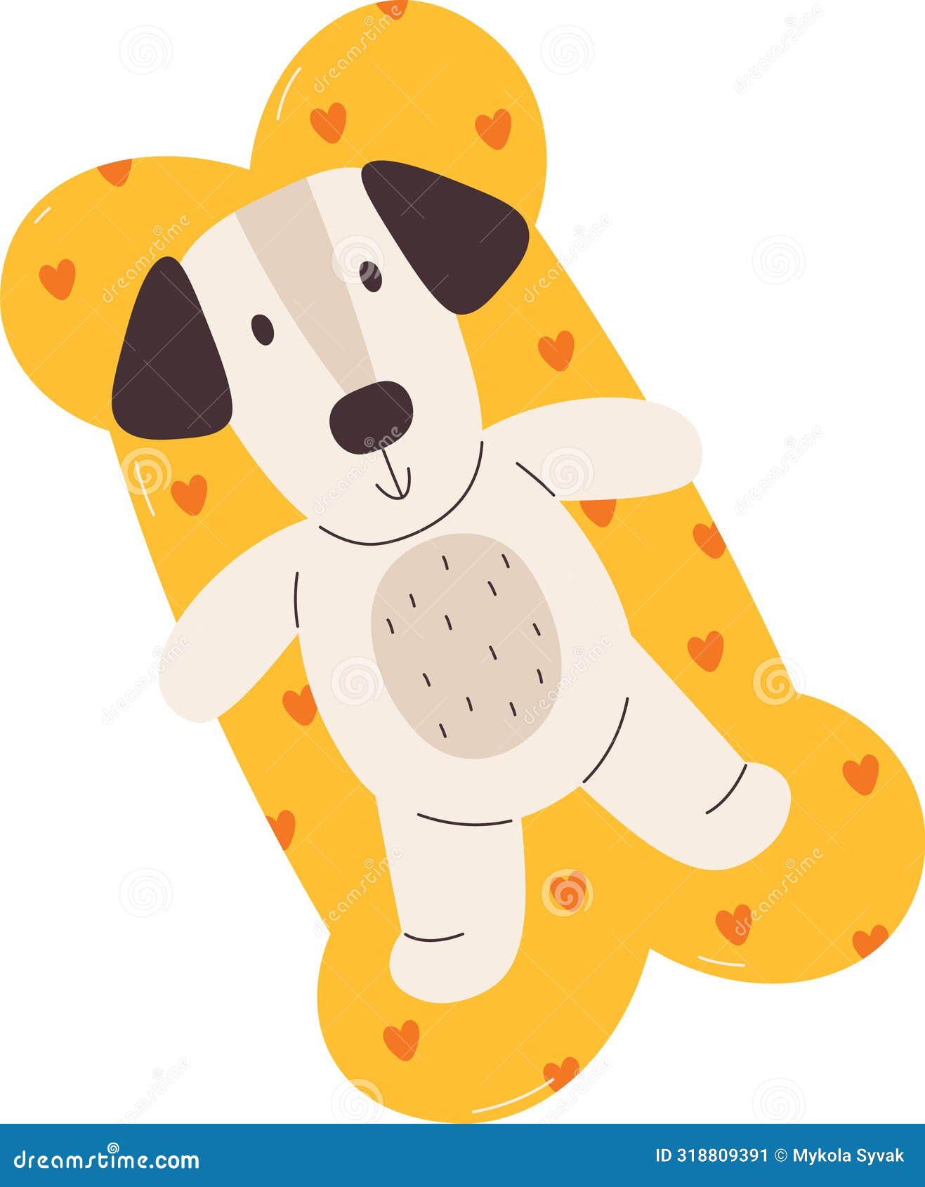 Inflatable Beach Ball On Sand. Royalty-Free Cartoon | CartoonDealer.com ...