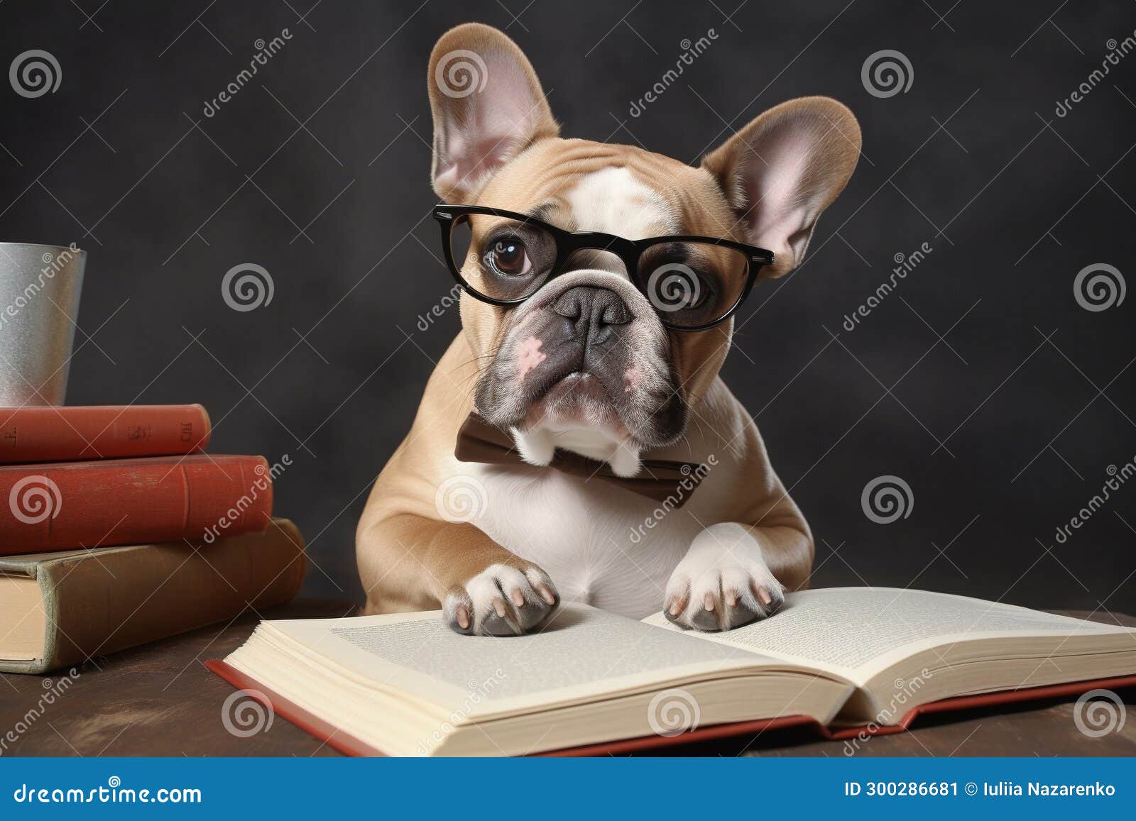 The Dog is Learning His Lessons. AI Generated Stock Image - Image of ...