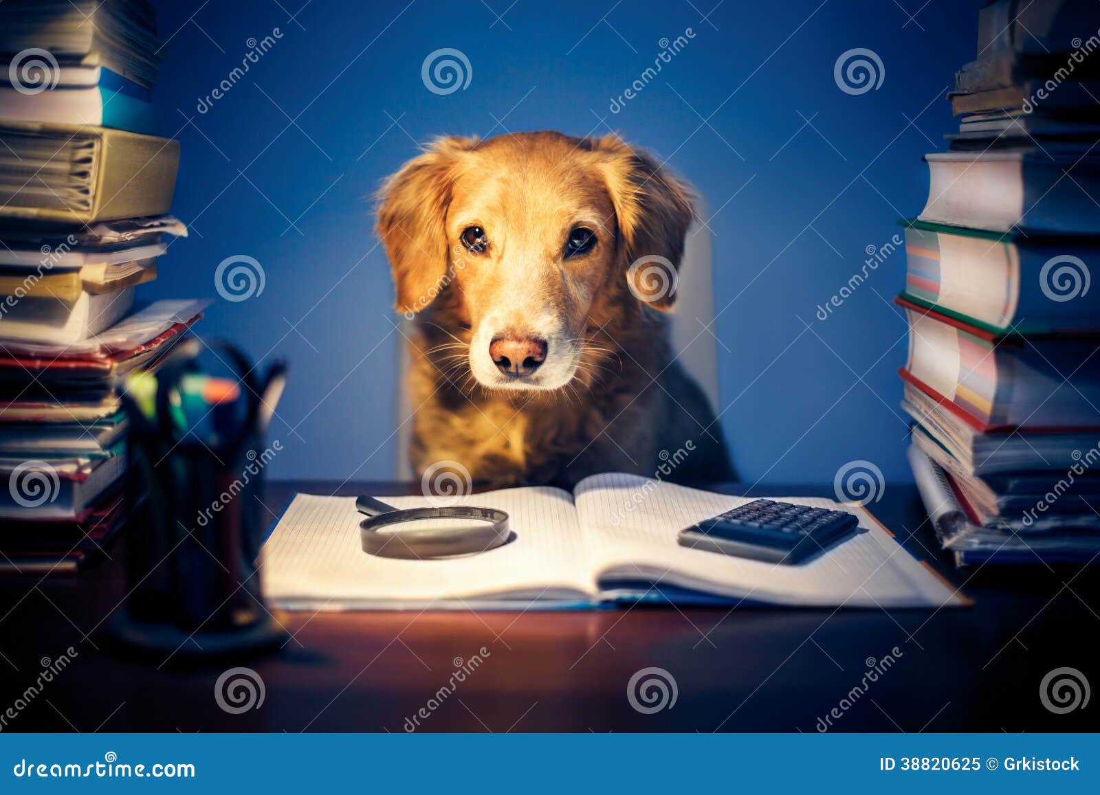Dog stock image. Image of cute, relaxation, learning - 38820625