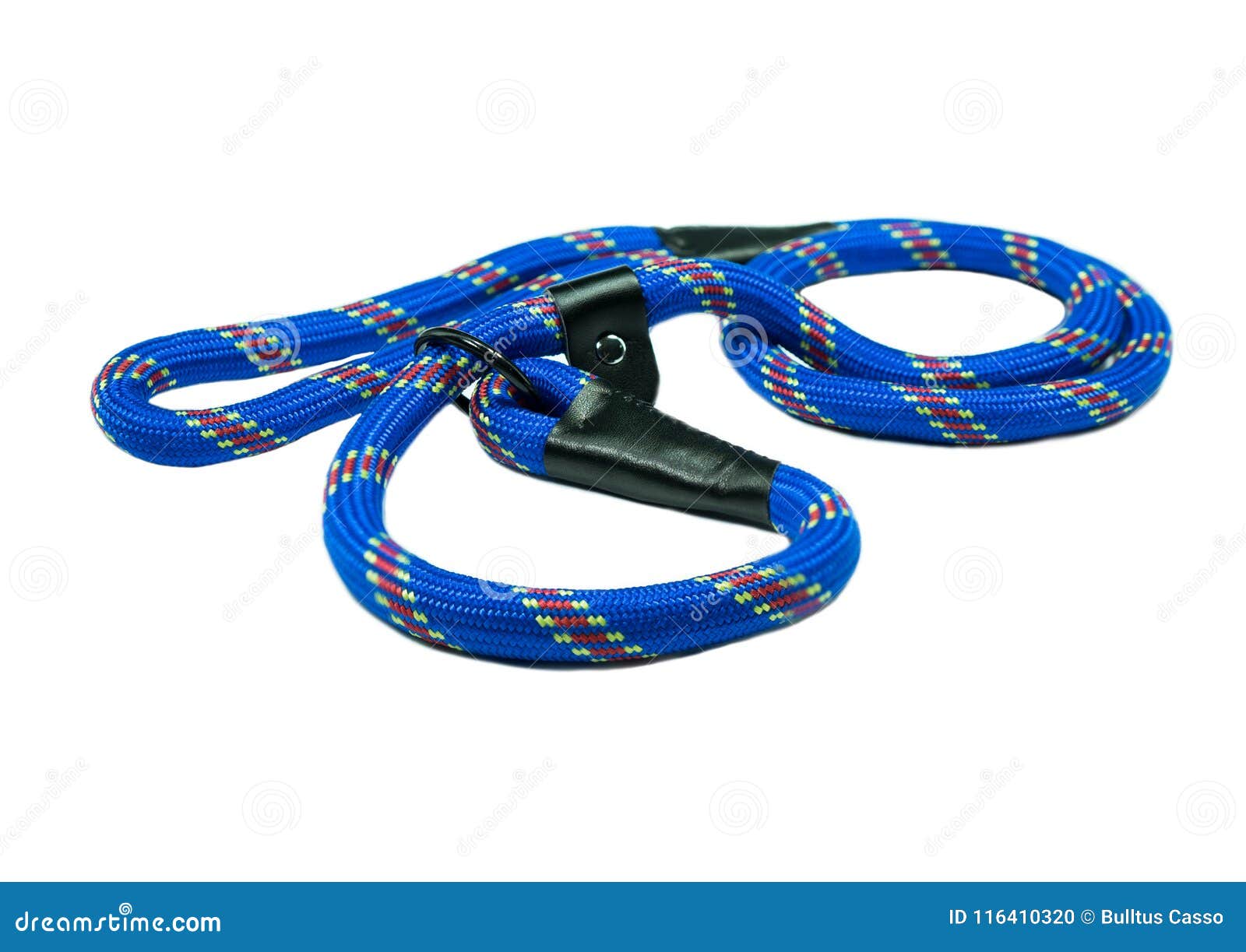 Dog Leash for Training on Isolated White Background. Stock Photo ...