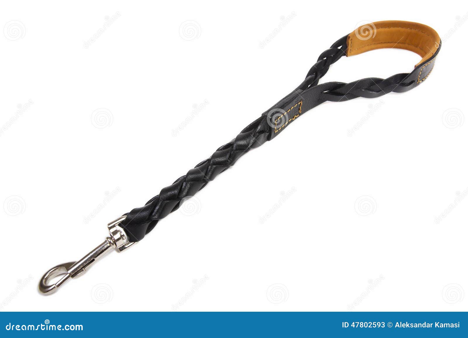 Dog leather leash stock image. Image of macro, fetish - 47802593