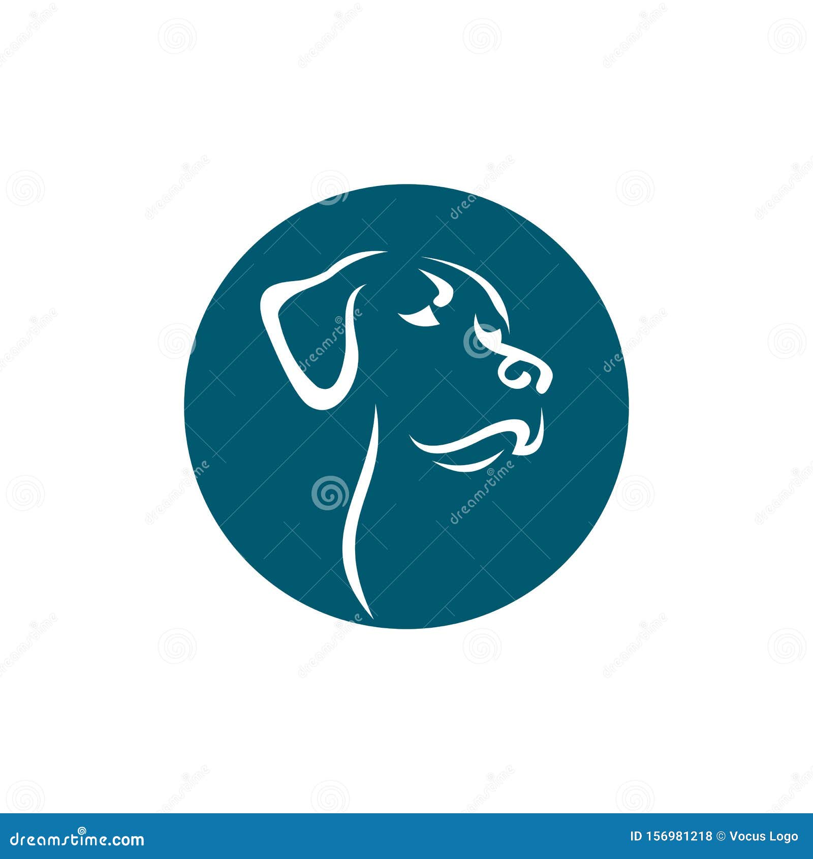 Dog Logo Abstract Design Template Stock Vector - Illustration of design ...