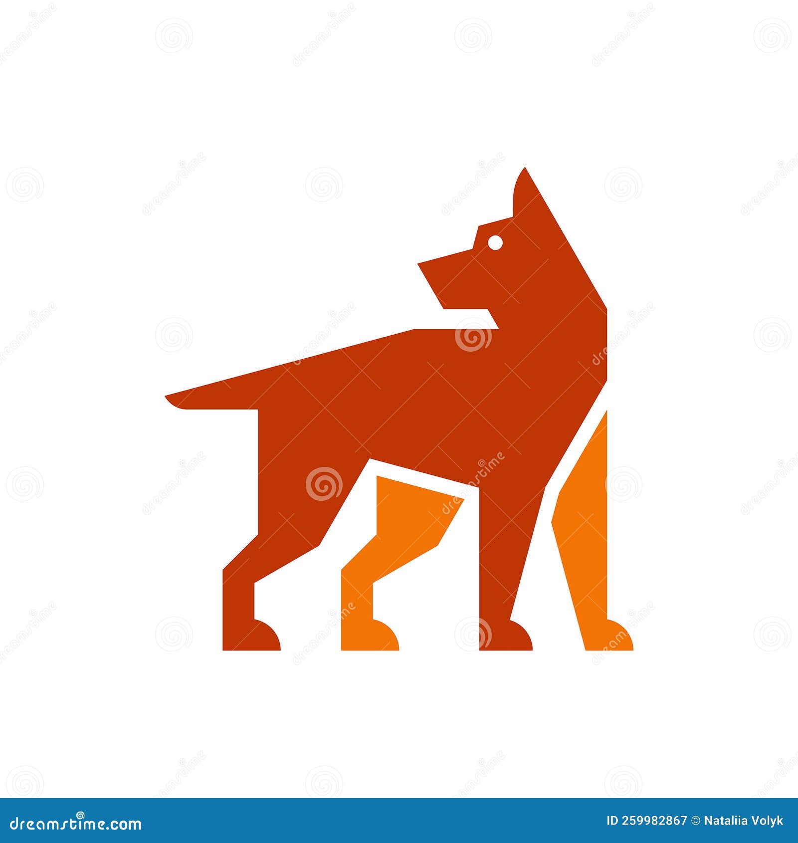 Dog Logo stock vector. Illustration of vector, service - 259982867