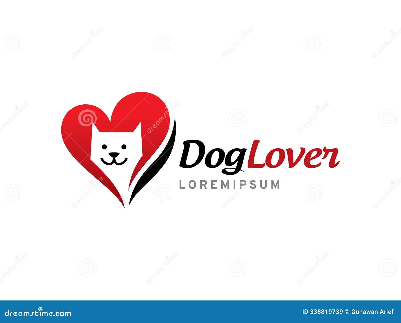 Dog Lover Logo Symbol or Icon Template Stock Vector - Illustration of ...