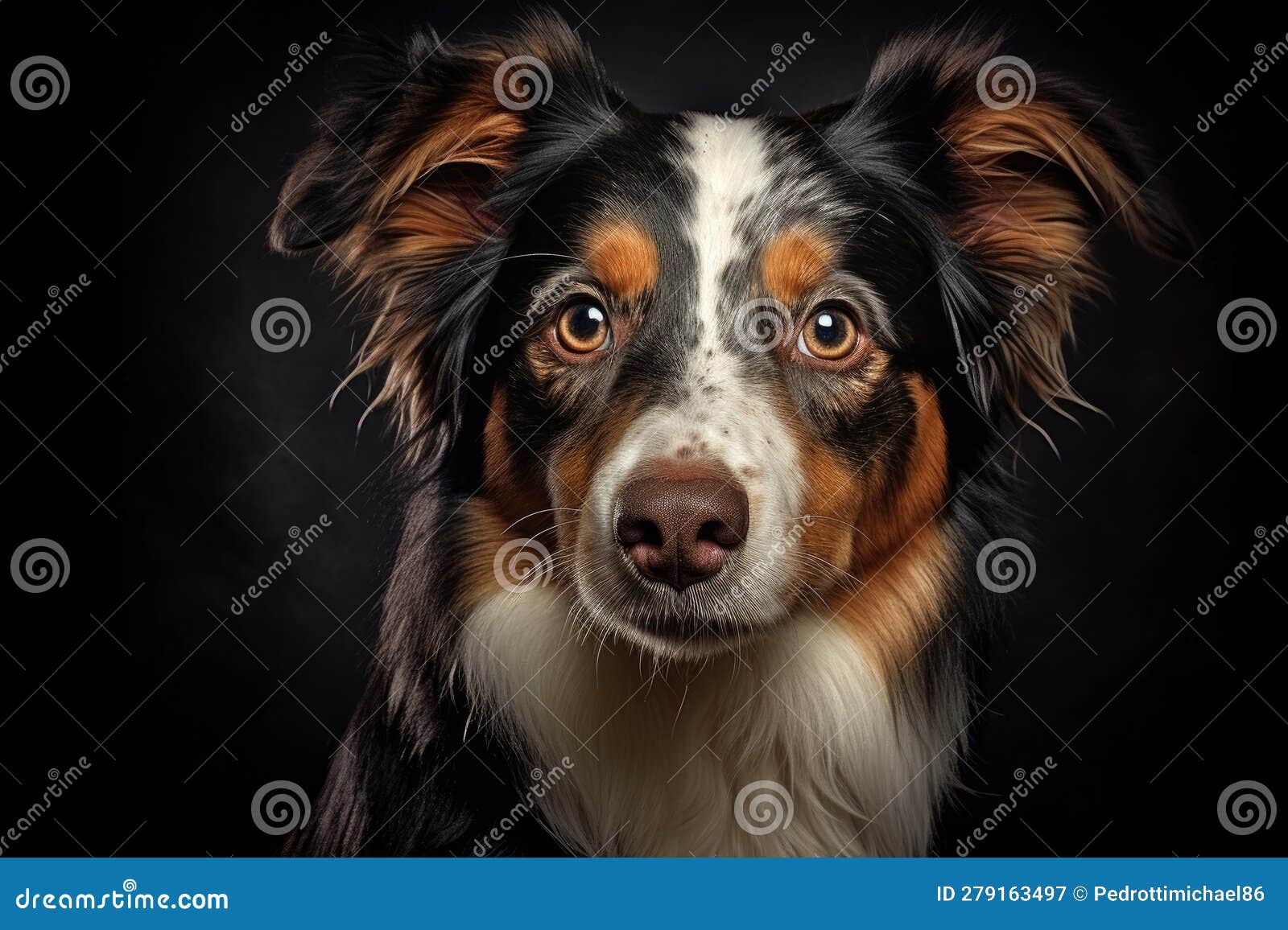 Mischievous Mutt stock illustration. Illustration of portrait - 279163497