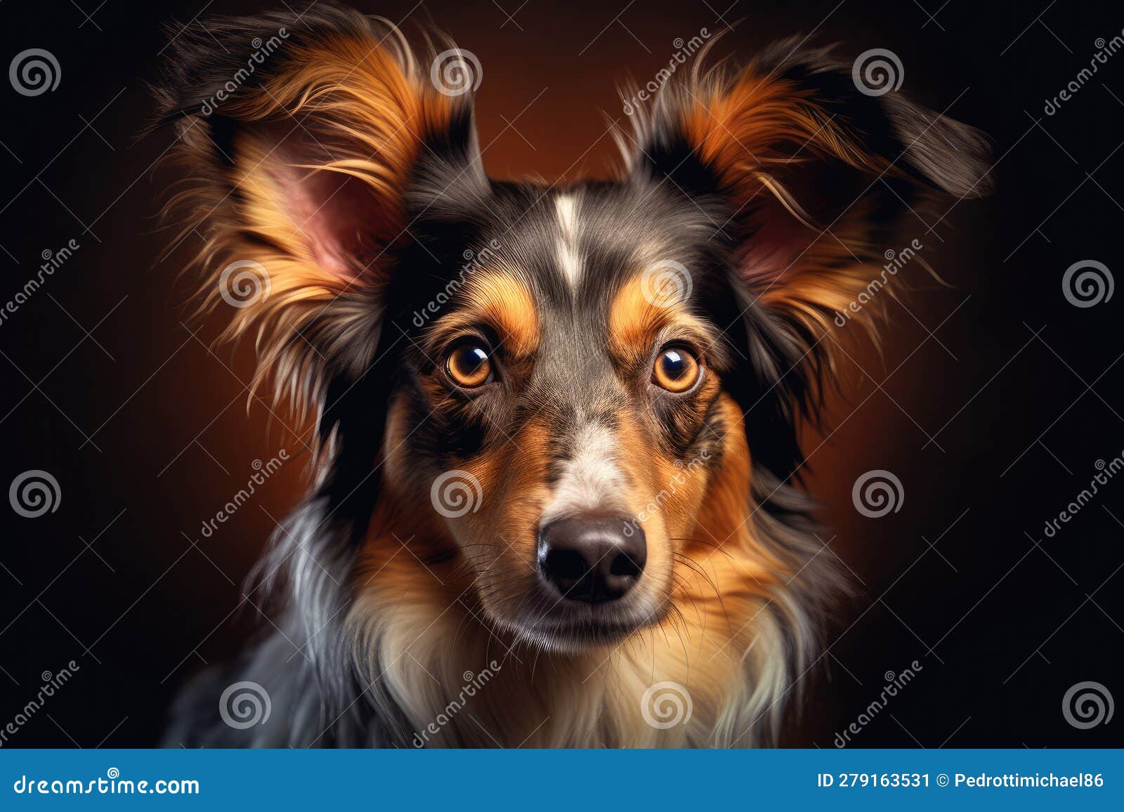 Mischievous Mutt stock illustration. Illustration of companion - 279163531