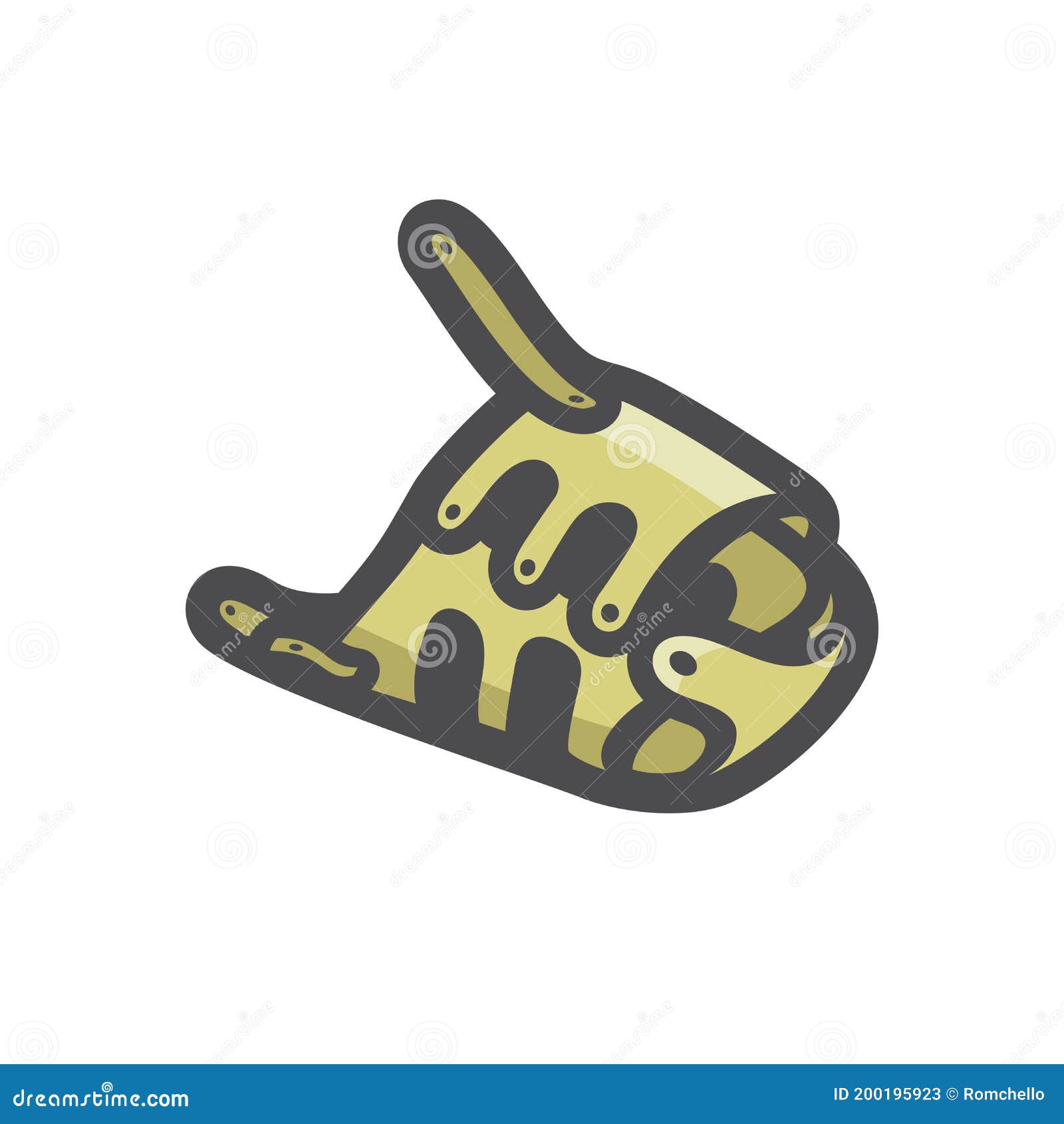 Dog Muzzle Accessory Vector Icon Cartoon Illustration Stock Vector ...