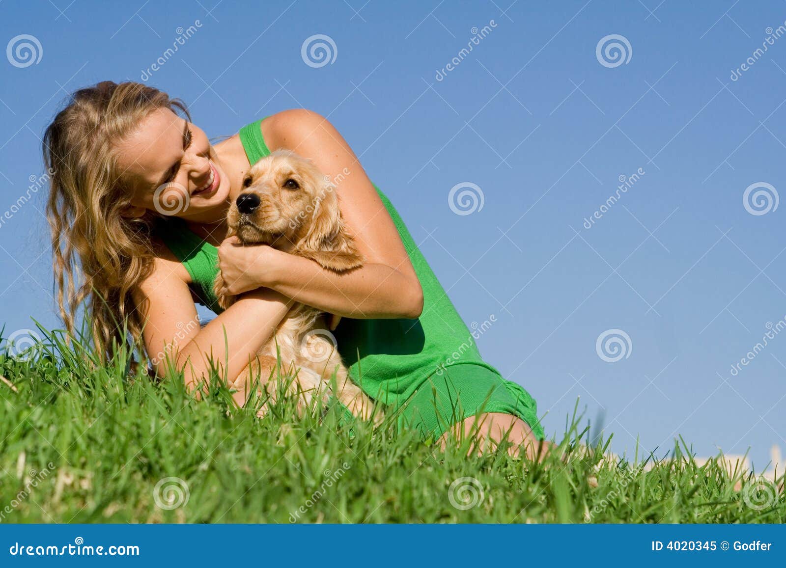 Dog owner stock image. Image of outside, teenager, smiling - 4020345