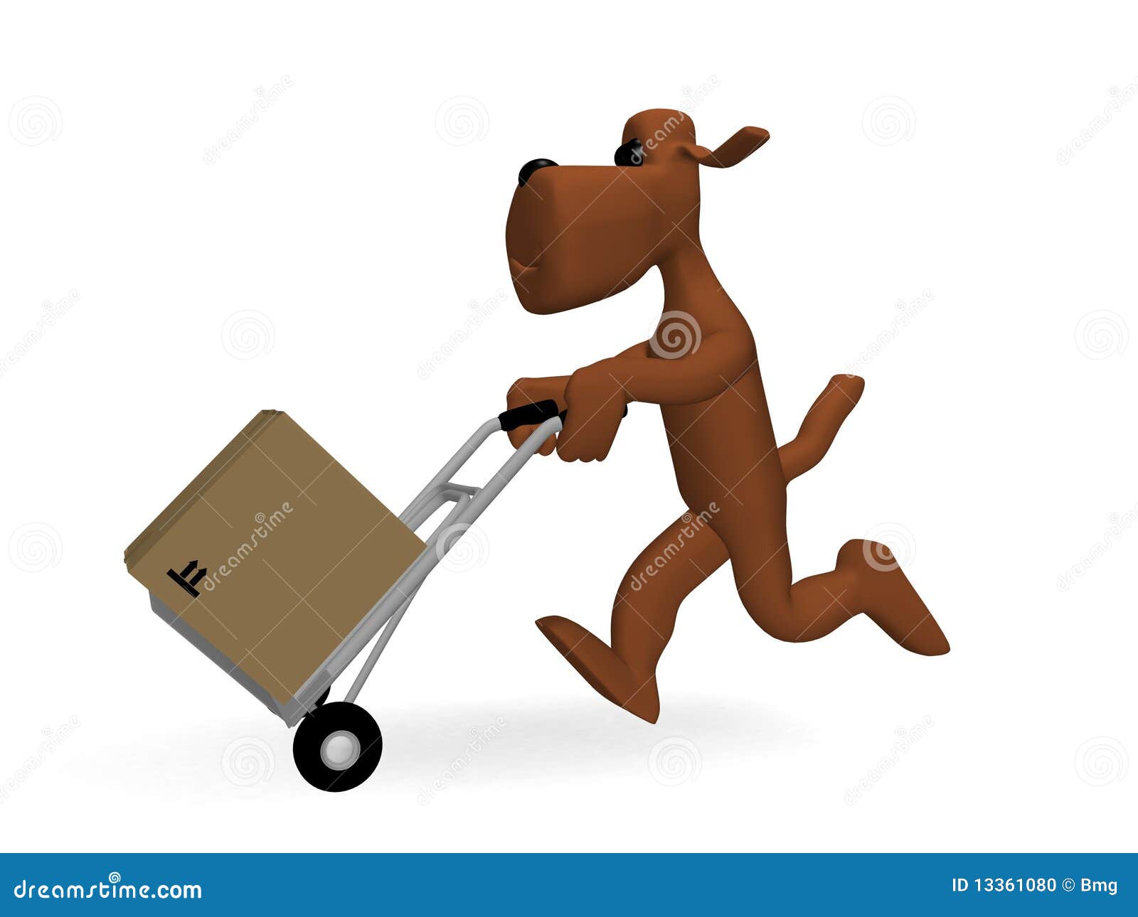 Dog parcels stock illustration. Illustration of boxes - 13361080