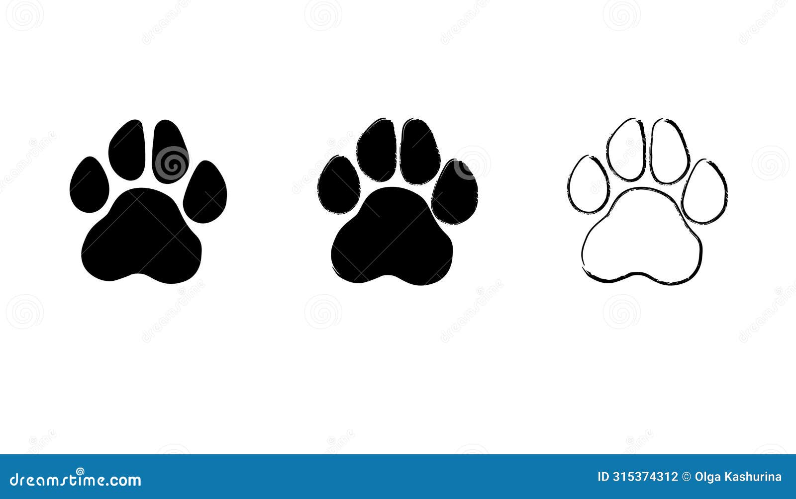 Dog Paw Print. Paw Icon. Vector Illustration.. Stock Vector ... Dog Paw Print. Paw Icon. Vector Illustration.. Stock Vector ...