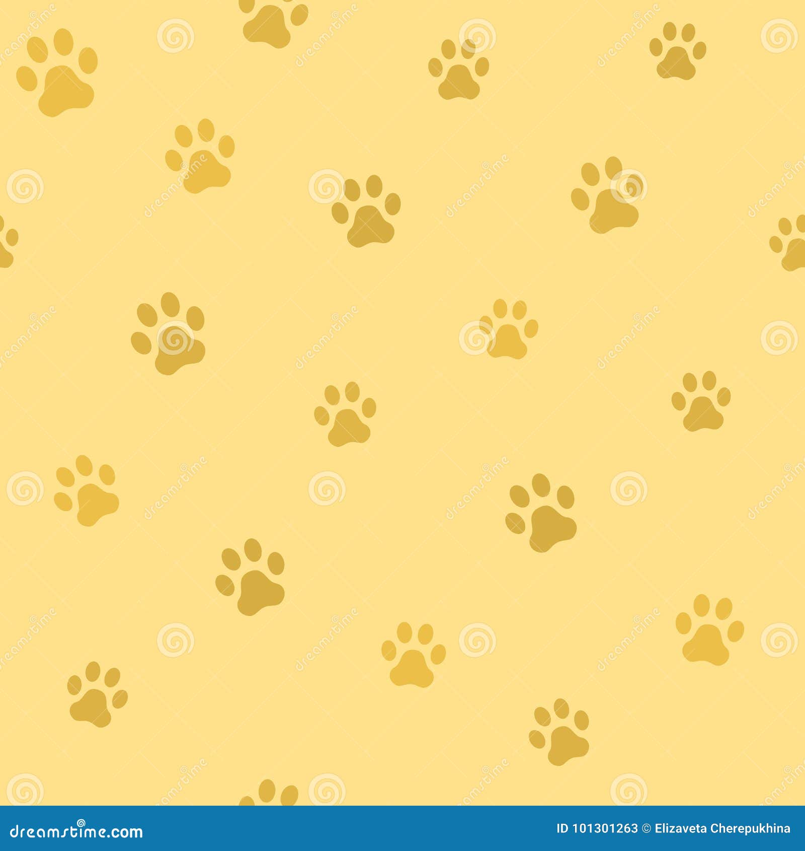 Dog Track - Animal Footprint, Black And White Vector Illustration. I ...