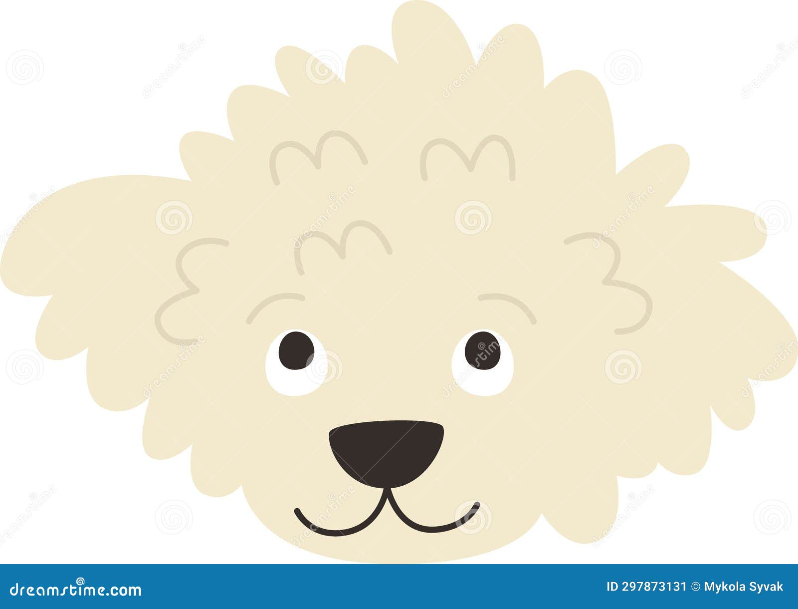Dog Pet Face stock illustration. Illustration of beautiful - 297873131