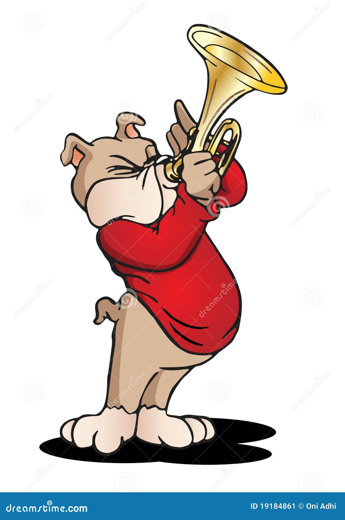 Animal Playing Trumpet Stock Illustrations – 275 Animal Playing Trumpet ...