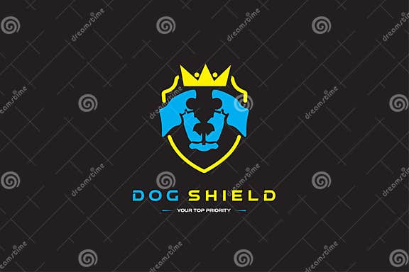 DOG SHIELD LOGO for APPLICATION ANTI VIRUS Stock Vector - Illustration ...