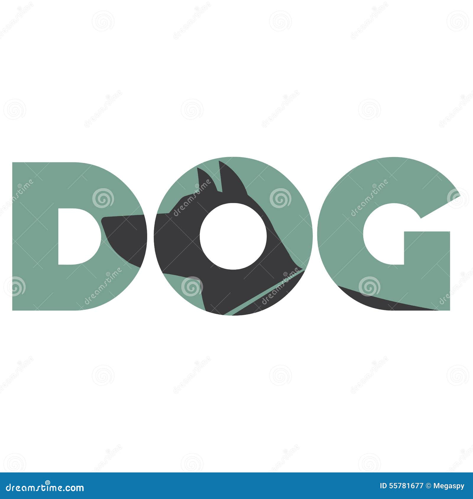 Dog sign stock vector. Illustration of exposure, design - 55781677