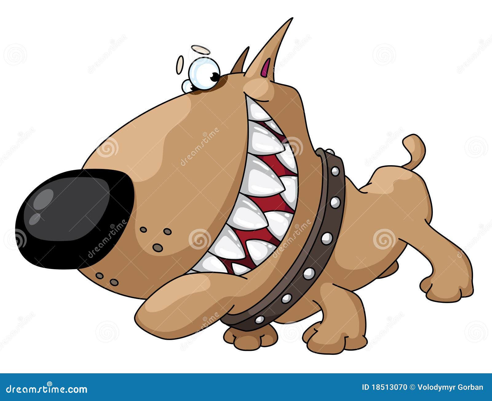 Dog smile stock vector. Illustration of animal, smile - 18513070