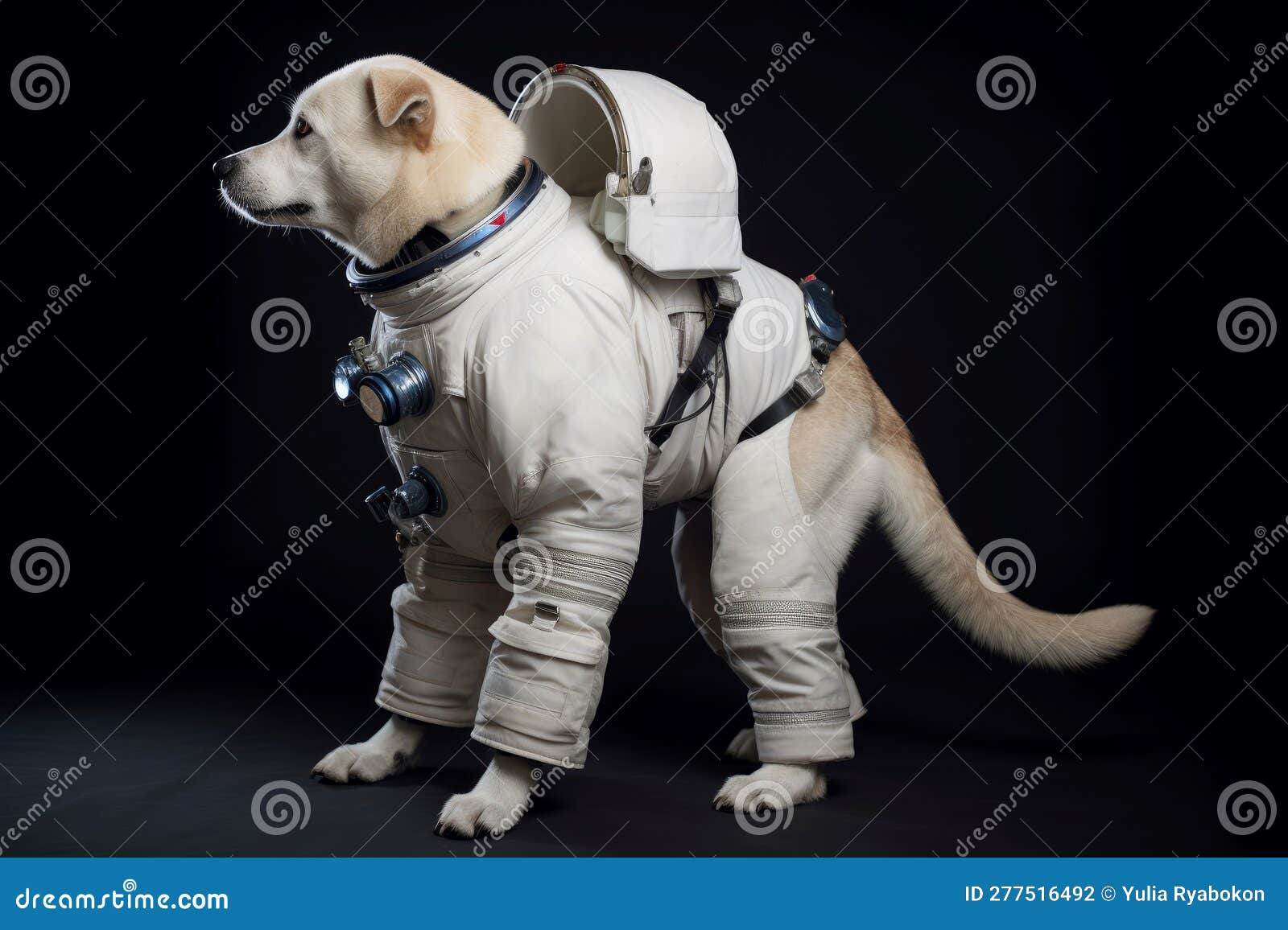 Dog Space Suit. Generate Ai Stock Illustration - Illustration of ...