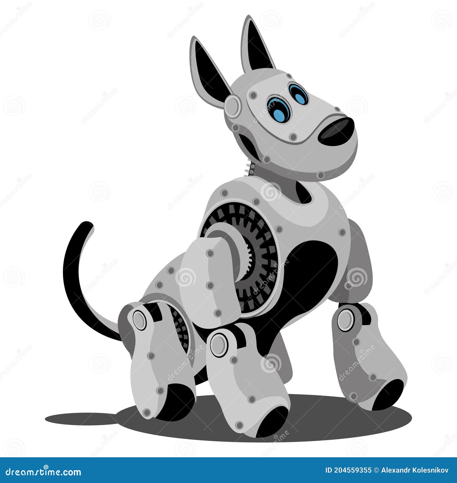 A Steampunk Robot Dog. an Unusual Mechanism of a Human Friend S Pet ...