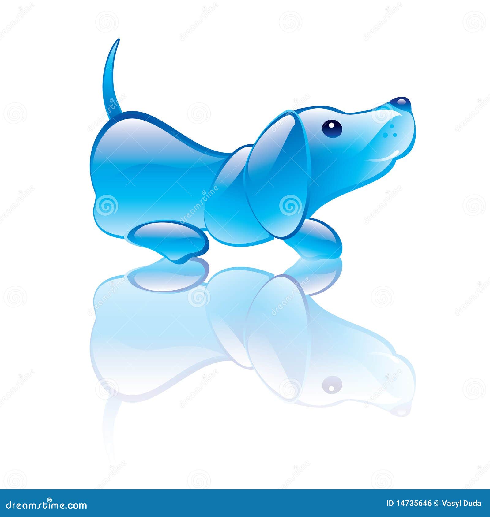 Dog symbol stock vector. Illustration of smile, design - 14735646