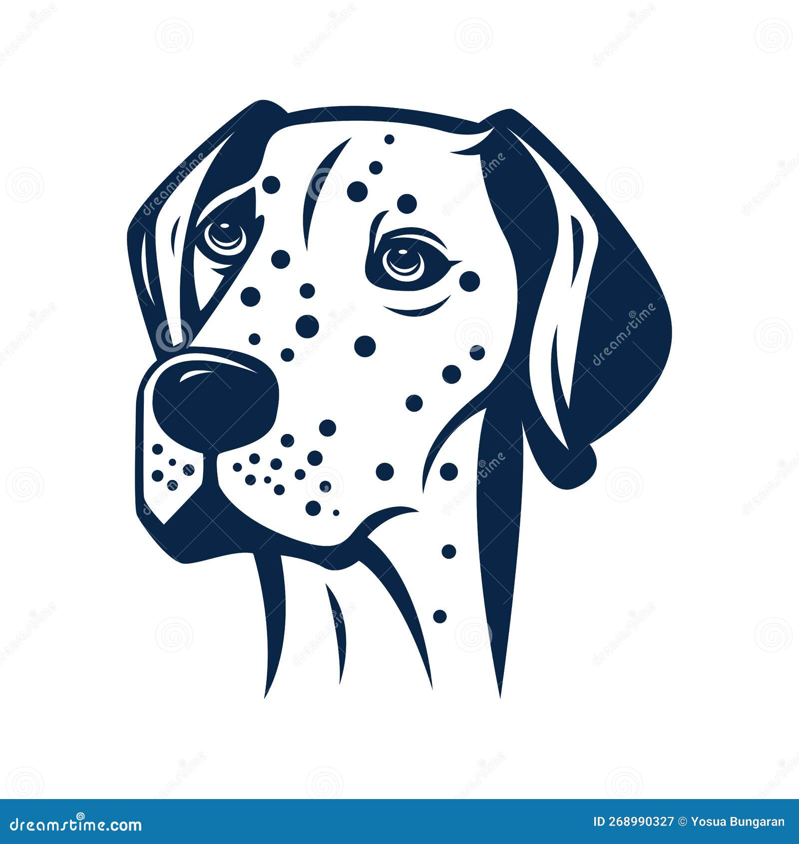 The Dog a Symbol of Loyalty and Devotion, Mascot Logo Concept Vector ...