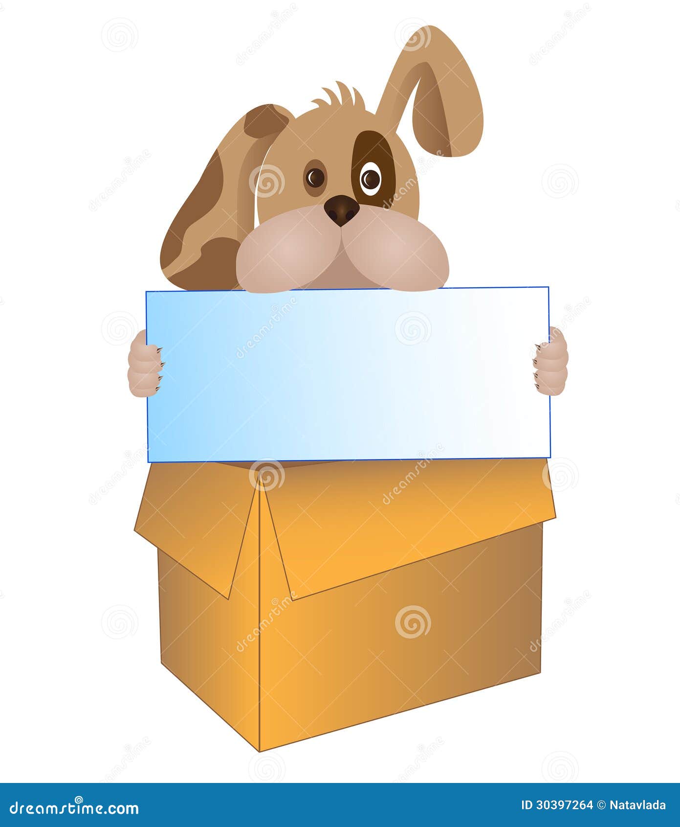 Dog with table stock vector. Illustration of outlook - 30397264