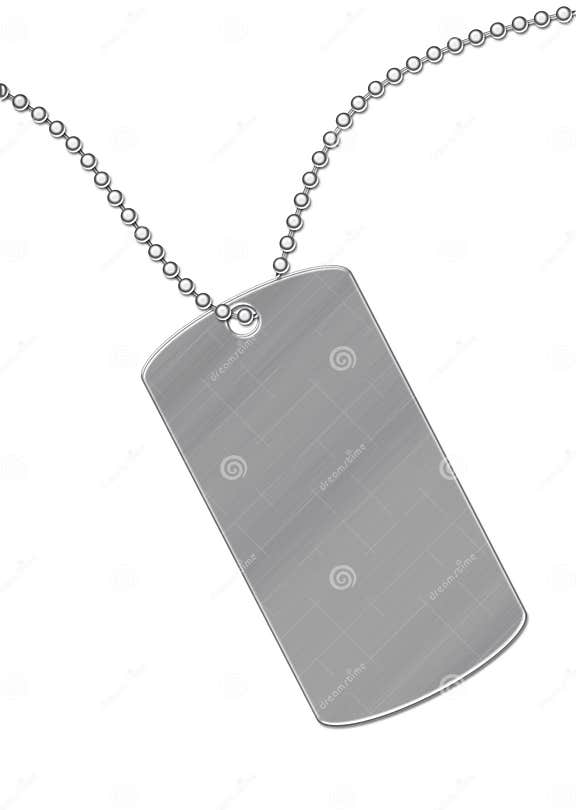 Dog tag sign stock illustration. Illustration of private - 10716823