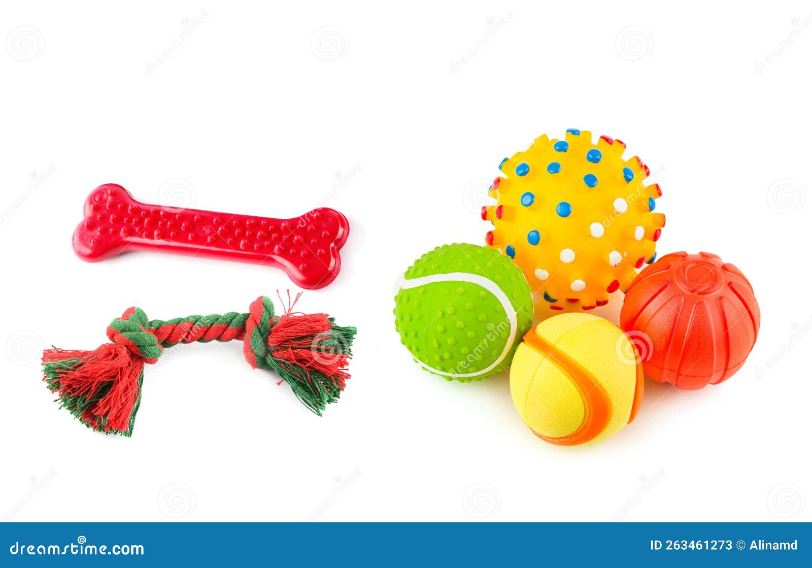 Dog Rope Toy Clipart