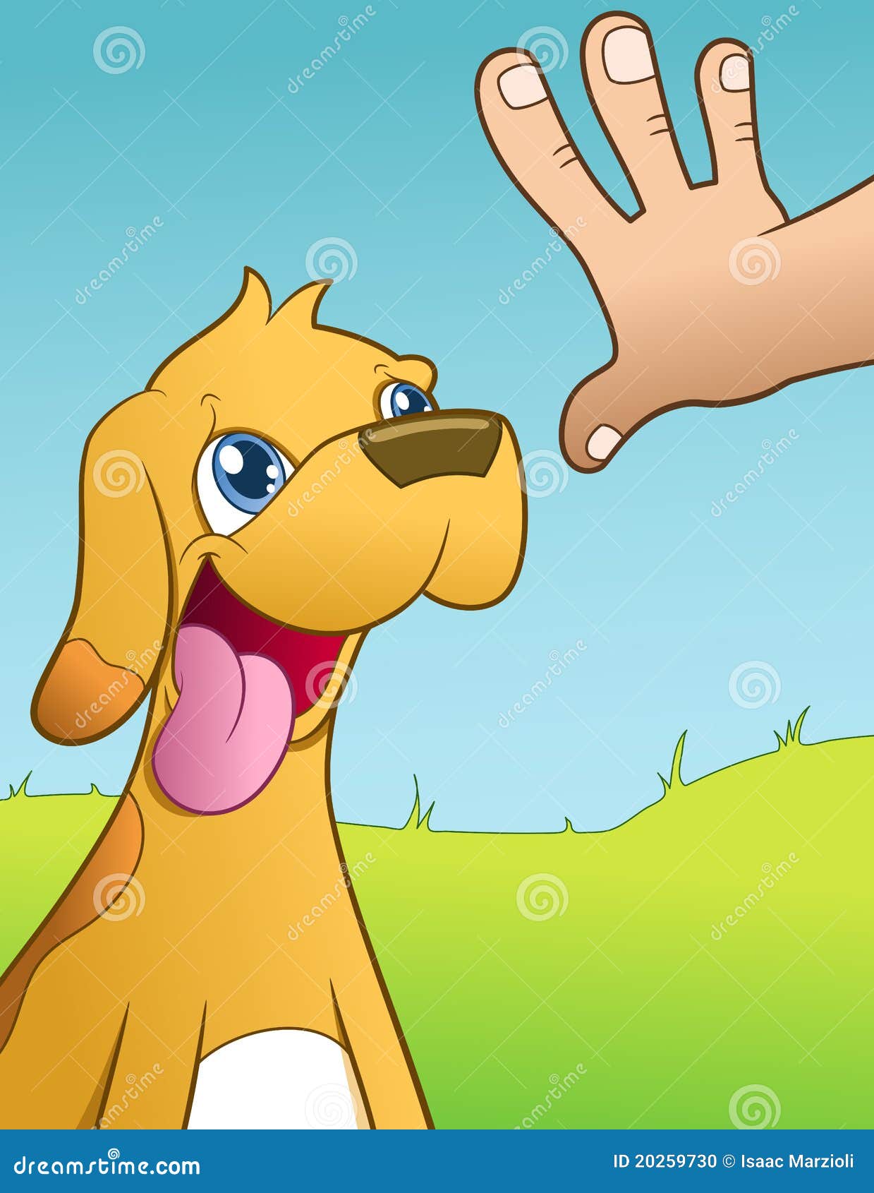 Dog training stock vector. Illustration of friend, train - 20259730