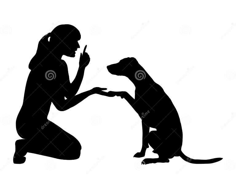 Dog Training (obedience) stock vector. Illustration of human - 7146174