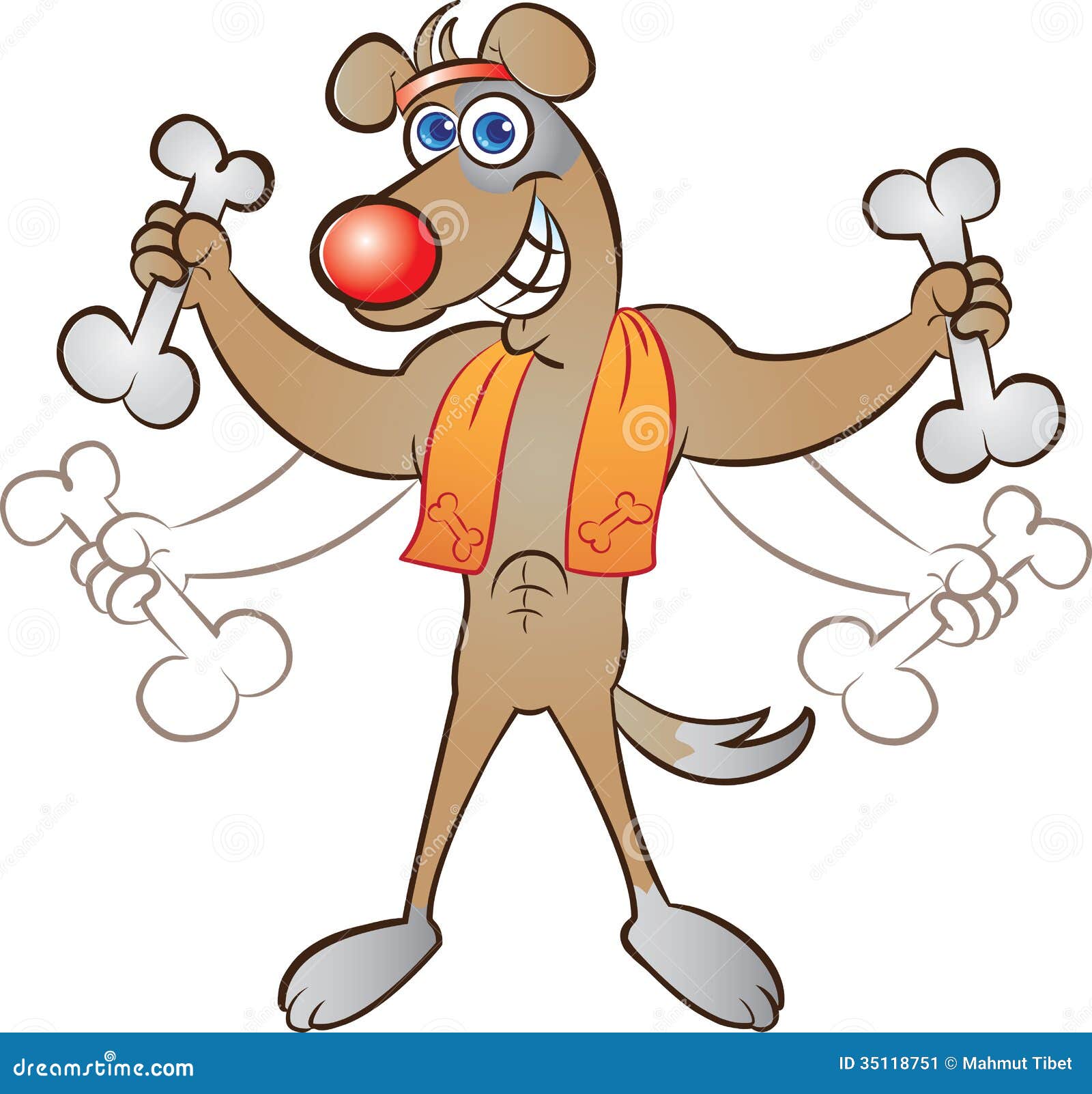 Dog training stock vector. Illustration of characters - 35118751